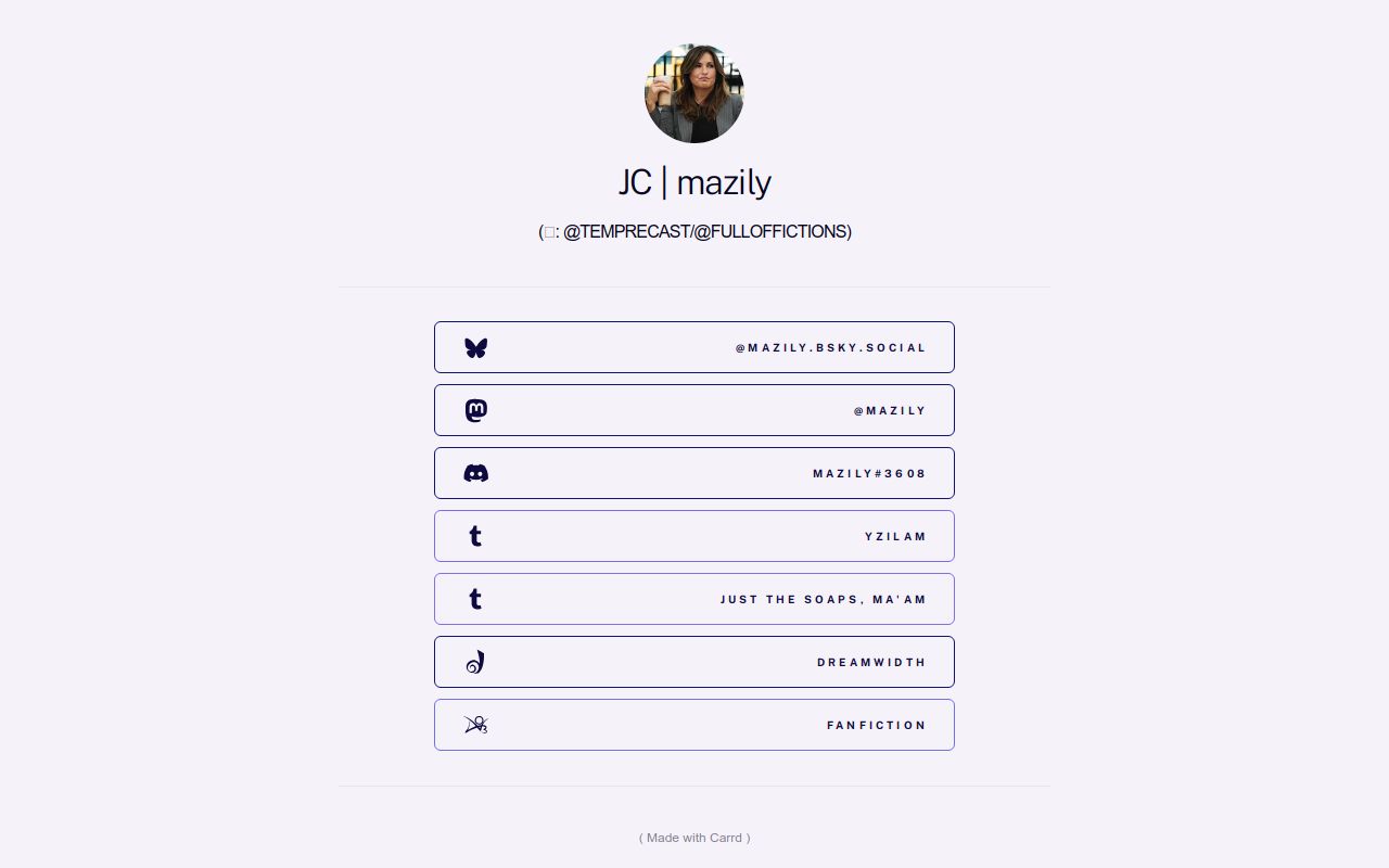JC | mazily